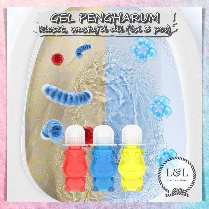 Gel Pengharum Kloset Pewangi Closet Wastafel Pembersih Toilet Cleaner ...