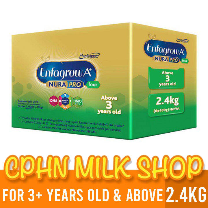 Enfagrow A+ Four NuraPro 2.4kg for Kids 3+ Years Old Powdered Milk ...