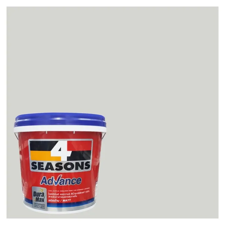 สีน้ำทาภายนอก TOA 4 SEASONS ADVANCE สี WHISPERING SMOKE #8308 ด้าน 2.5 ...