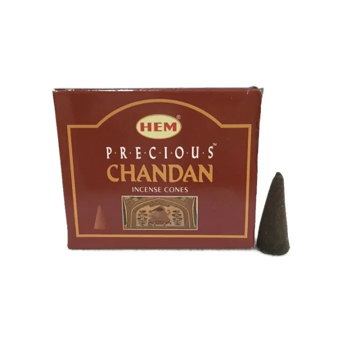 Hem Chandan - Sandalwood Incense Cones From India (10pcs) With Free ...