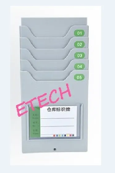 5 Column/5 Slot Plastic Punch Card Rack/Punch Card Holder/Time Card ...