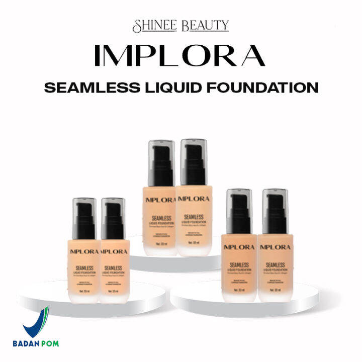 Implora Seamless Liquid Foundation | Lazada Indonesia