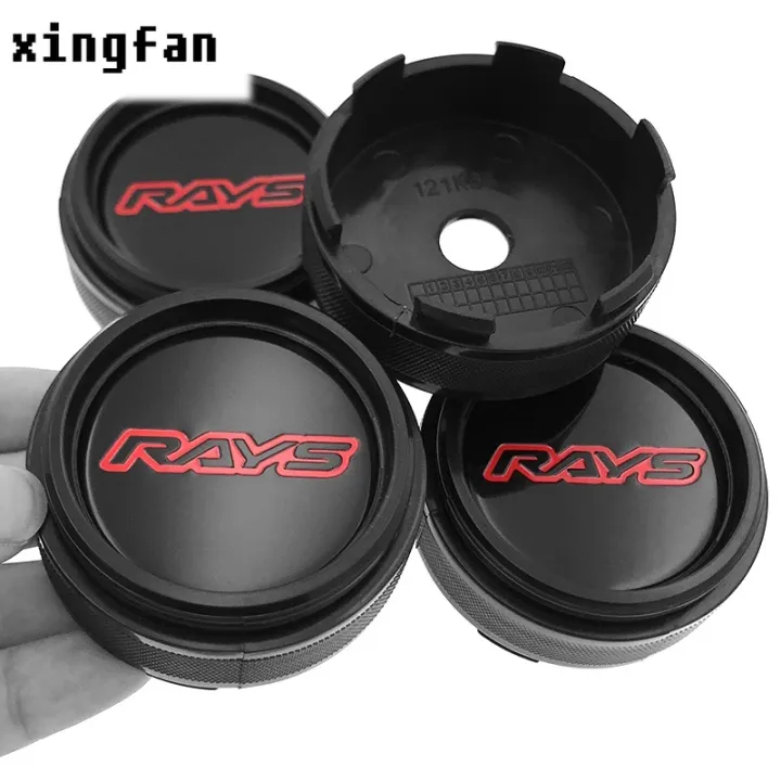 xinfan CarDIY 4PCS New 61mm RAYS Volk Racing Rays Cap CE28 TE37 RE30 ...