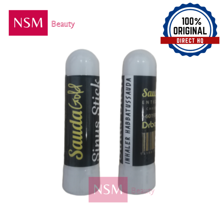 SAUDA GOLD SINUS STICK INHALER HABBATUSSAUDA [100% ORIGINAL HQ] | Lazada