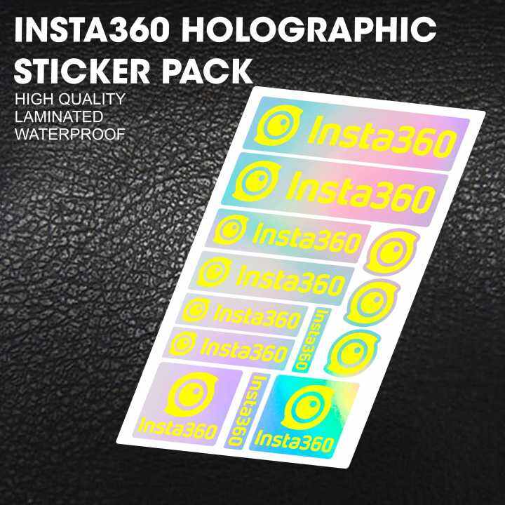 INSTA360 HOLOGRAPHIC STICKER PACK | Lazada PH