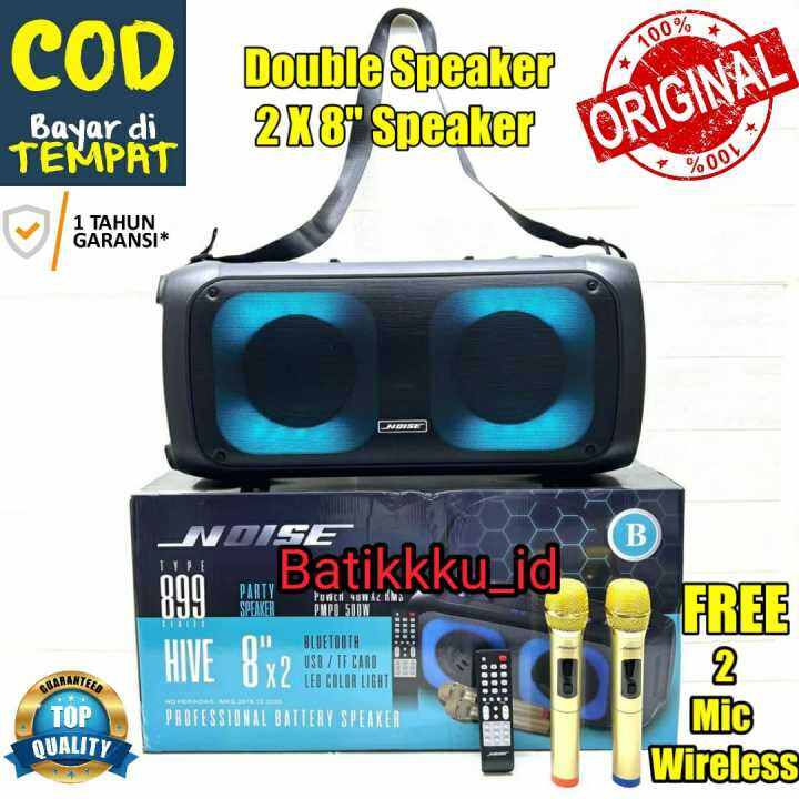 [ORIGINAL BISA COD] SPEAKER AKTIF PORTABLE NOISE 899B 899 B HIVE ...