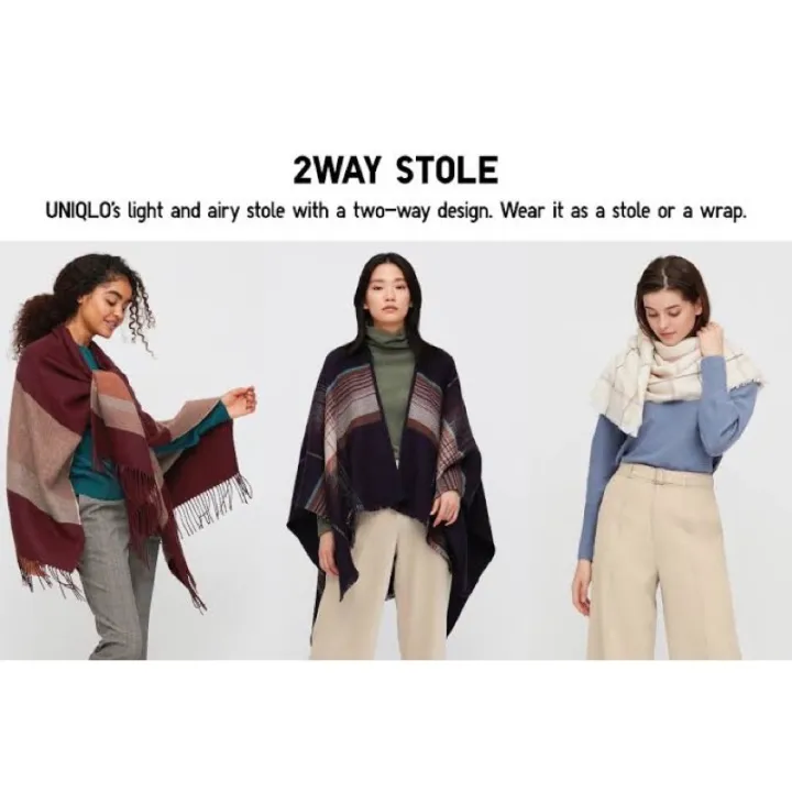 Original UNIQLO 2way Stole | Lazada PH