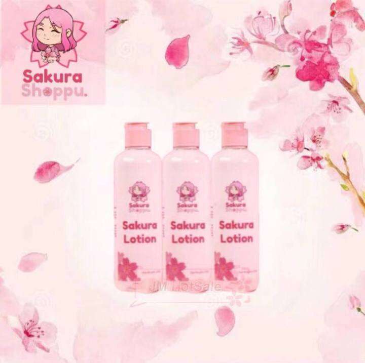 Set Of 3 Original Sakura Shoppu Sunflower Lotion 100ml | Lazada PH