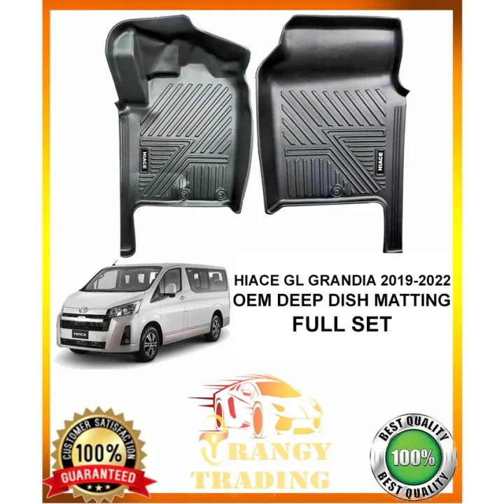 Toyota Hiace GL Grandia 2019 to 2022 Full set Deep Dish Matting 2020 ...
