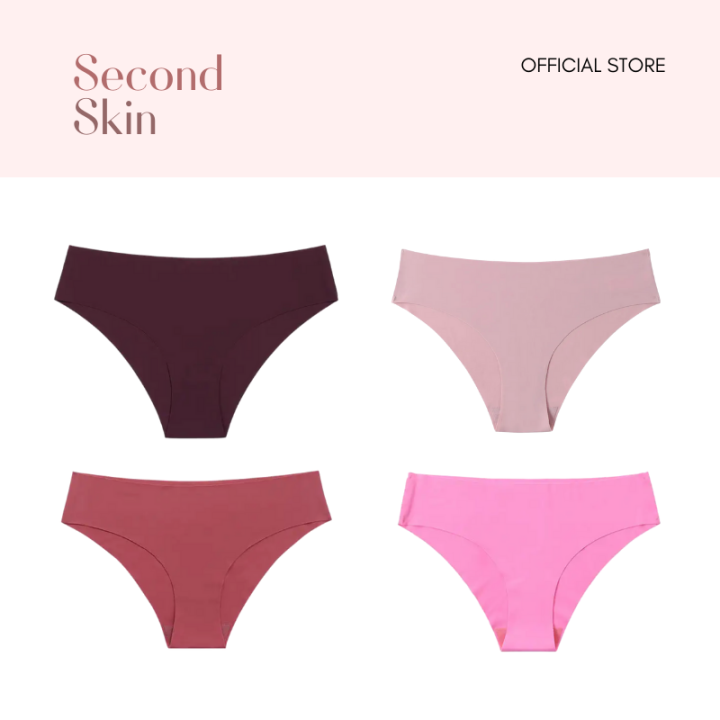 SecondSkin Seamless Underwear (Pack of 4) | Lazada PH