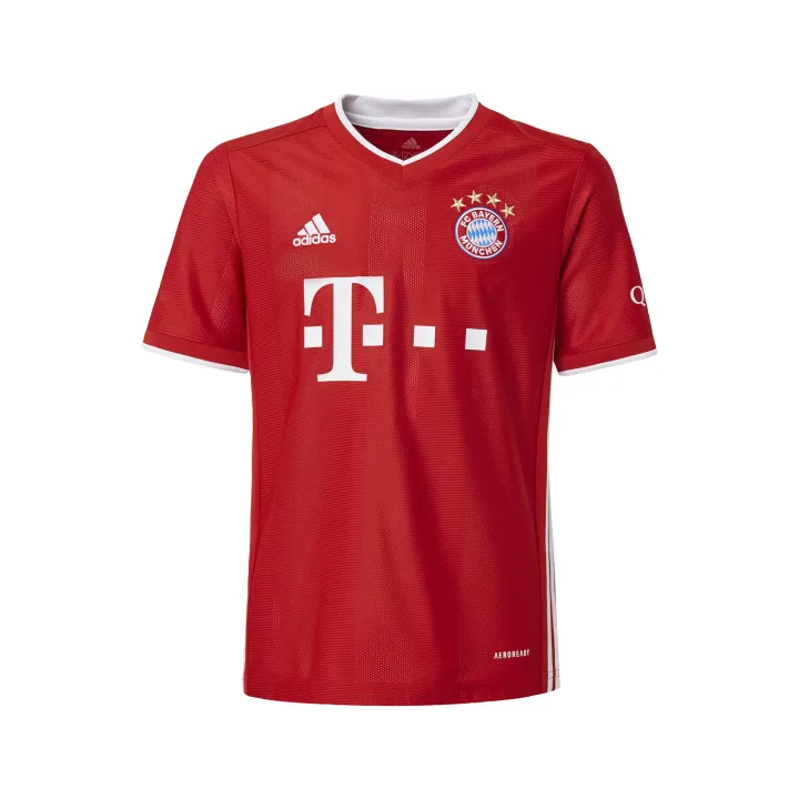 adidas FOOTBALL/SOCCER FC Bayern Home Jersey red FI6201 | Lazada.co.th