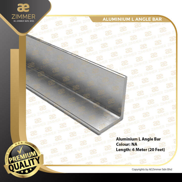 Ae Zimmer Aluminium L Angle Bar (6Meter) | Awning ACP铝L角钢（6米）| 遮阳篷ACP ...