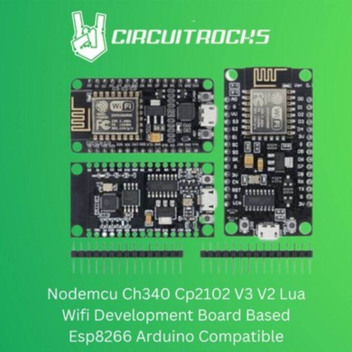 Nodemcu Ch340 Cp2102 V3 V2 Lua Wifi Development Board Based Esp8266 Arduino Compatible | Lazada PH