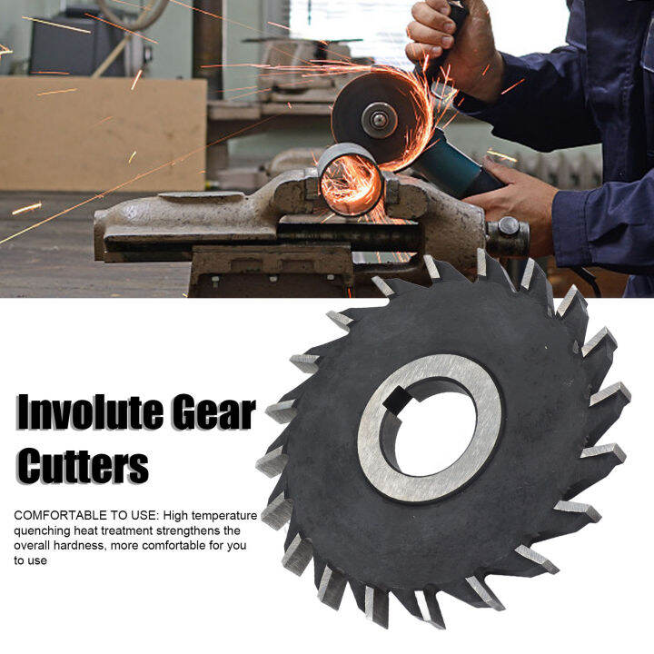 Involute Gear Cutters 20 Teeth Disc Milling Cutter High Temperature ...