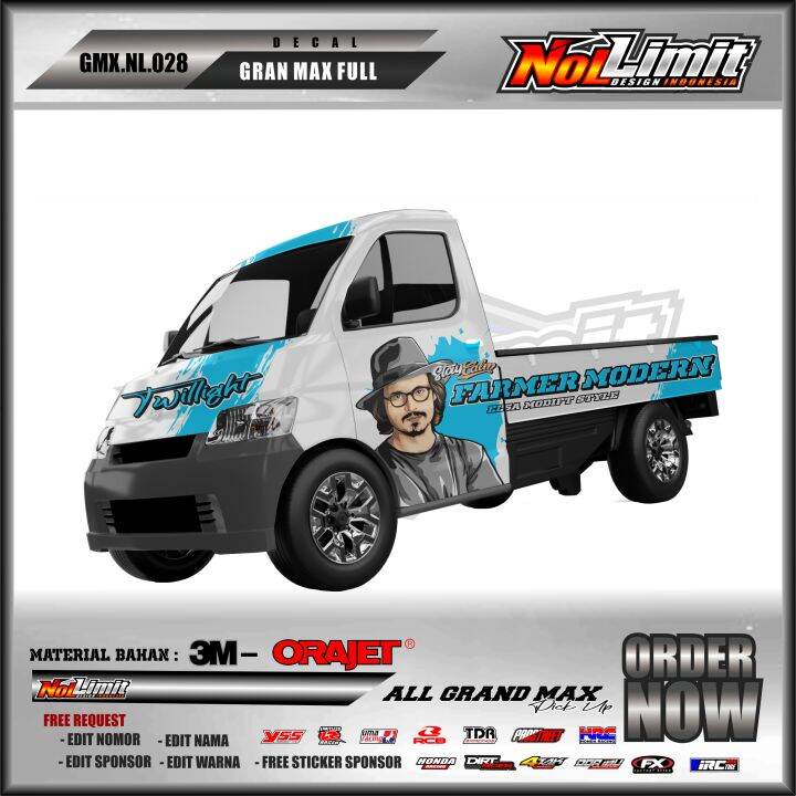 HOT PROMO -- STICKER DECAL FULL BODY GRAND MAX -- STICKER DECAL GRAND ...