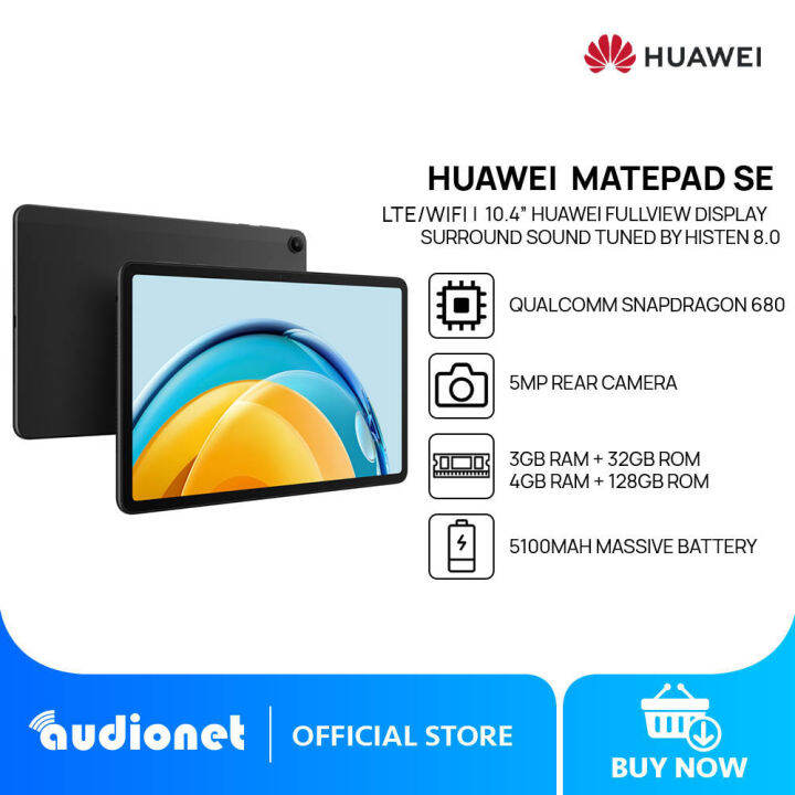 HUAWEI MatePad SE LTE/WiFi Tablet | 3GB+32GB / 4GB+128GB | 10.4” FHD+ ...