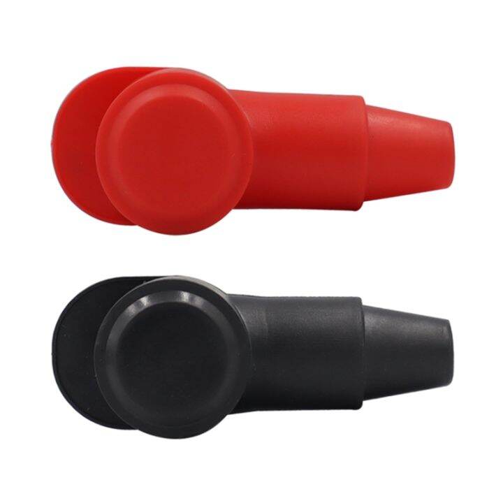 2x Car Battery Terminal Covers Cap Insulating Dust Protector Negative ...