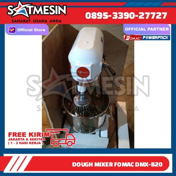 DMX-B20 DOUGHMAKER MACHINE (MIXER 20 LITER) FOMAC | Lazada Indonesia
