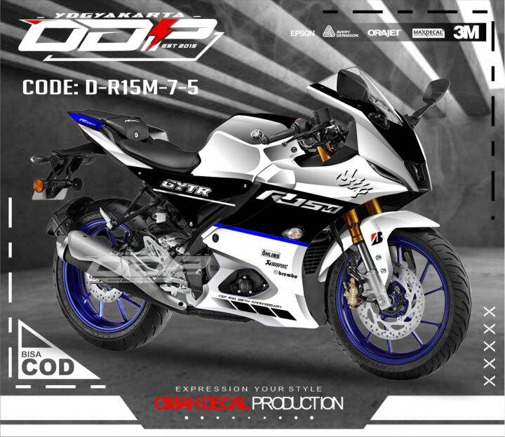 DECAL STIKER R15M V4 V1 V2 V3 V4 DEKAL MOTOR R15M YAMAHA DEKAL ...