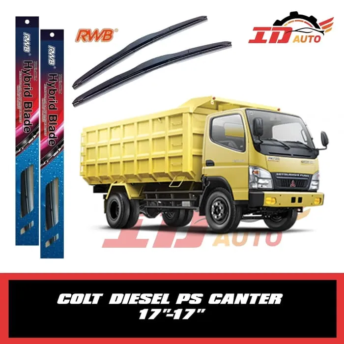 WIPER COLT DIESEL PS CANTER SET UKURAN 17 DAN 17 MERK RWB | Lazada ...
