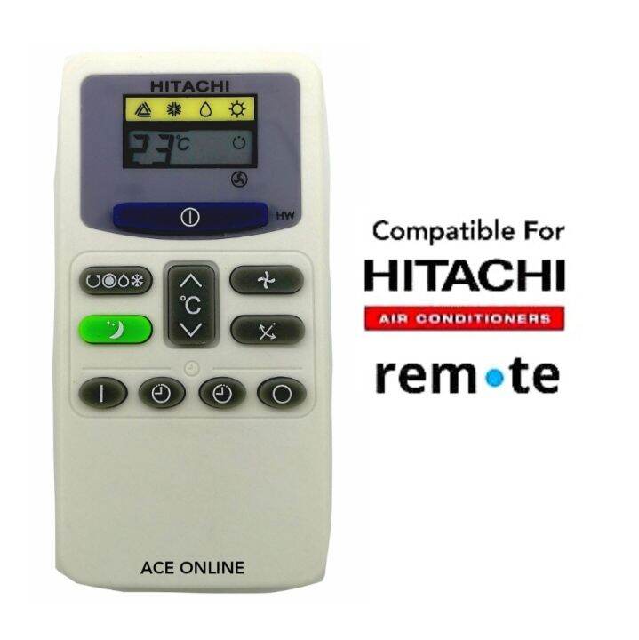 Replacement Hitachi Air Conditioner Remote Control | Lazada
