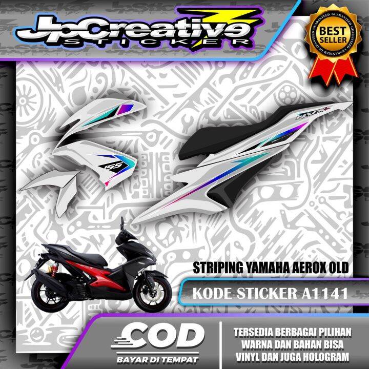 STRIPING AEROX OLD VARIASI TERBARU BONUS LAMINASI | Lazada Indonesia