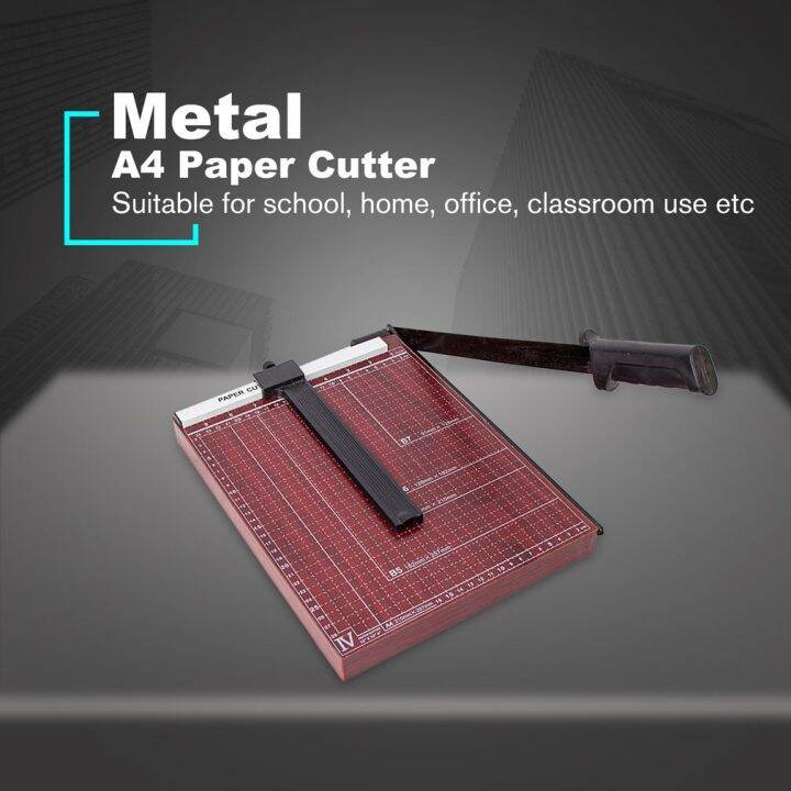 NEXA Paper Cutter Wood A4 Manual Paper Cutter Office Photo Paper ...