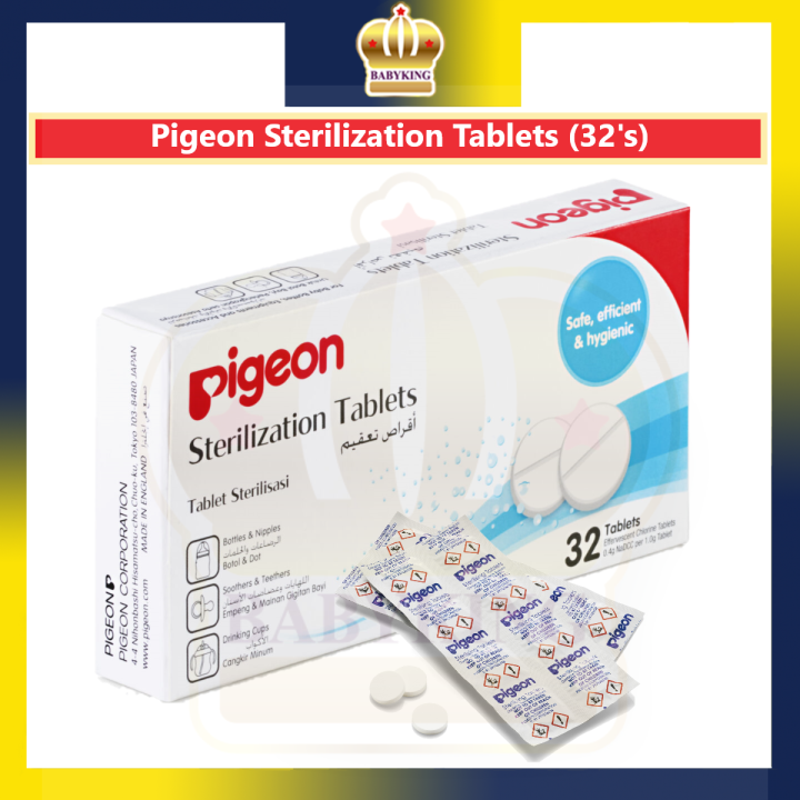 Original Pigeon Sterilizing Tablets Tablet (32's) | Lazada