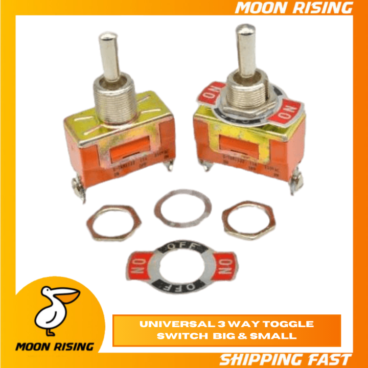UNIVERSAL MOTORCYCLE SWITCH TOGGLE SWITCH 2 WAY BIG AND SMALL | Lazada PH