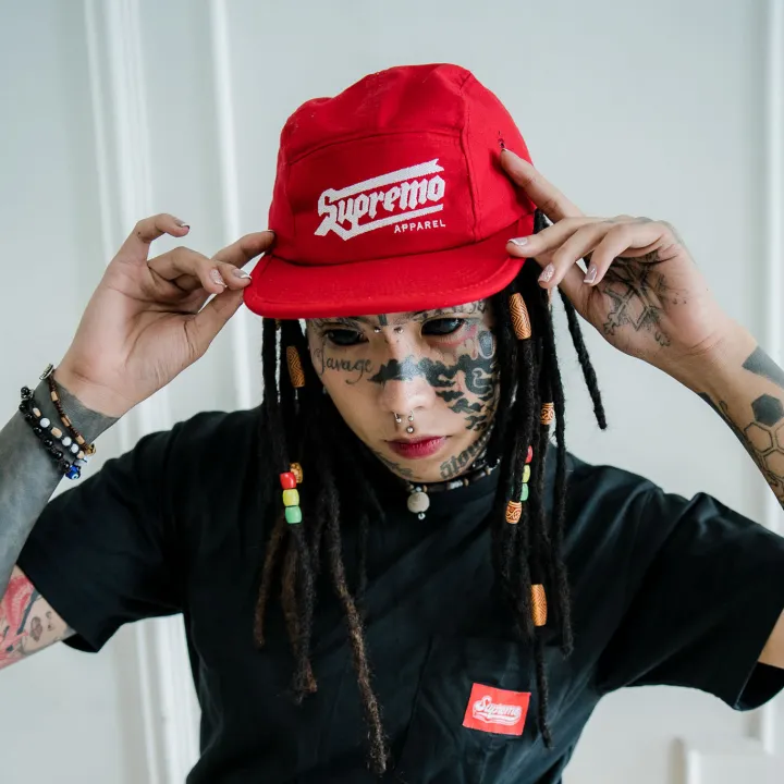 SUPREMO - SAC Camper - 5Panel Cap - Red (Free Stickers) | Lazada PH