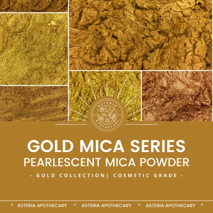 Mica Colorant | Gold Mica Series | Cosmetic Grade | Soap | Resin ...