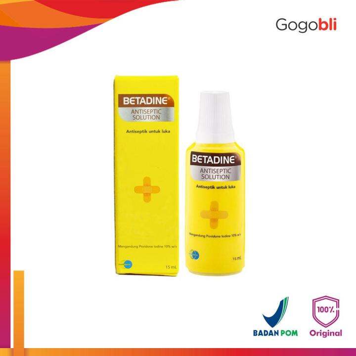 Betadine Antiseptic Solution 15ml | Lazada Indonesia