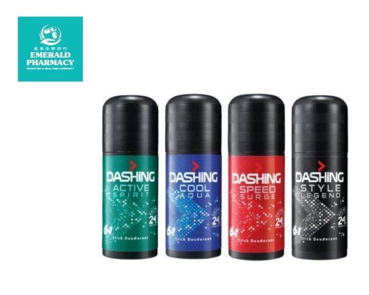 DASHING STICK DEODORANT 50G (STYLE LEGEND/SPEED SURGE/COOL AQUA/ACTIVE ...