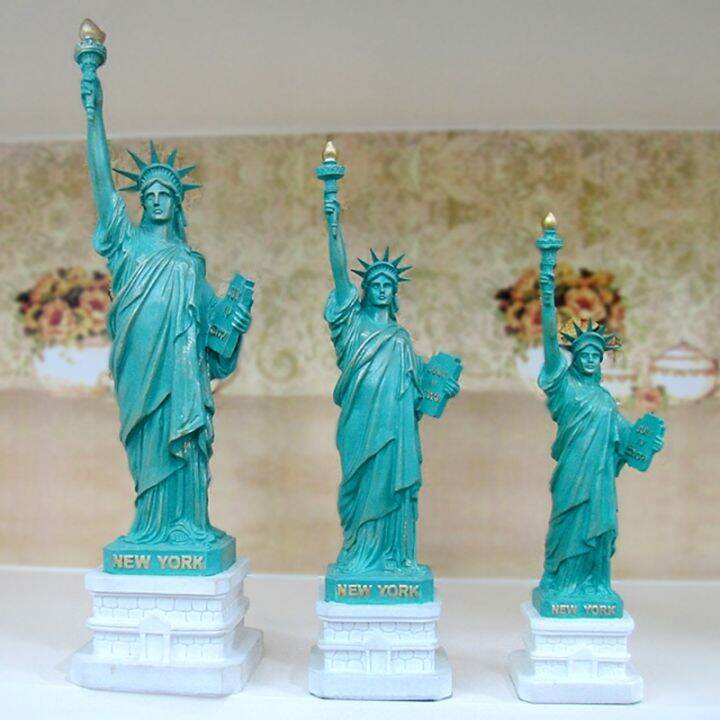 Hot Statue Of Liberty Model Crafts United States Tourism Souvenirs Free Goddess European Resin