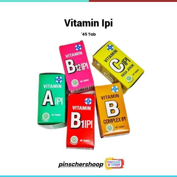Vitamin Ipi Tube 45 Tab All Varian (OTC) | Lazada Indonesia