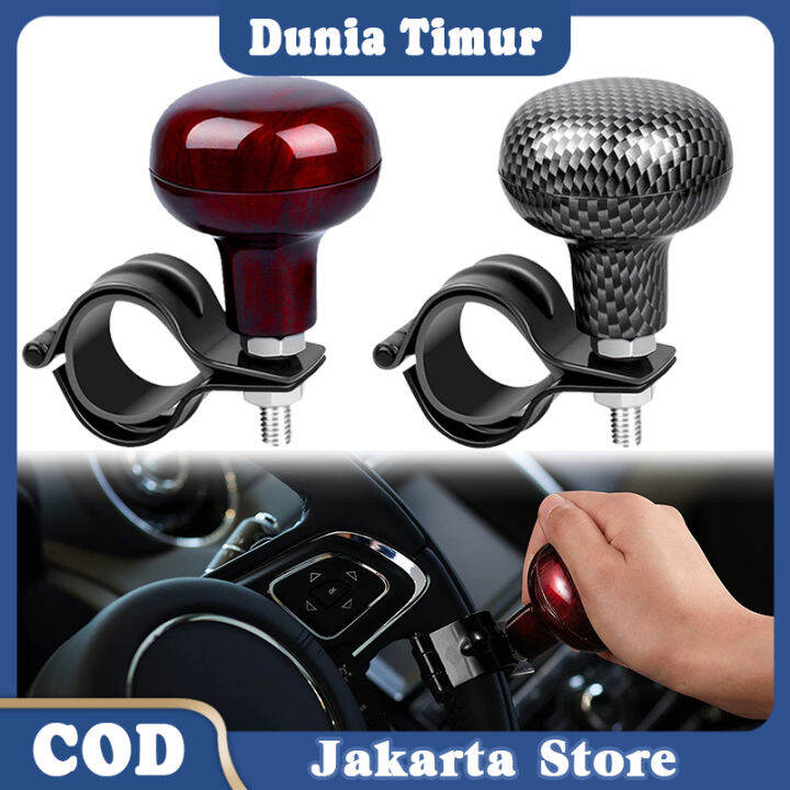 Power Handle Stir Mobil Universal Steering Wheel Knob Hickory / Karbon ...