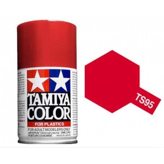 สีสเปรย์ TAMIYA TS-95 Pure Metallic Red (100 ml) | Lazada.co.th