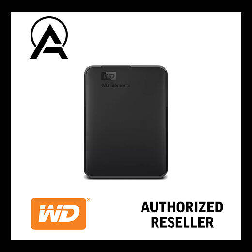 WD 1TB Elements Portable Storage Black External Hard Disk Drive USB 3.0 ...