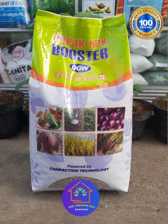 Pupuk npk booster dgw 5 kg 12-6-22-3+TE Kemasan Pabrik | Lazada Indonesia