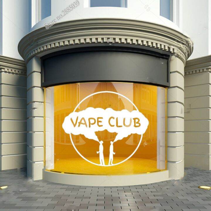 (Wall Stickers and Decals)VAPE Klub Dinding Jendela Stiker Vinyl dan ...