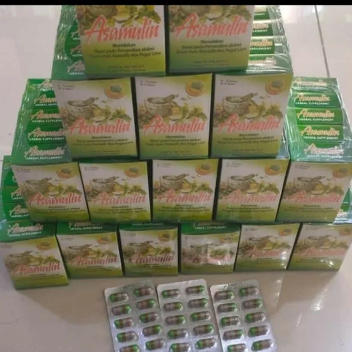 kapsul asamulin asam ulin obat asam urat dan persendian | Lazada Indonesia