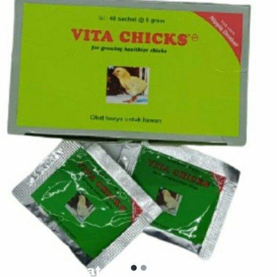 Vita Chicks vitacik 5 gram Vitamin Anak Ayam dan burung | Lazada Indonesia