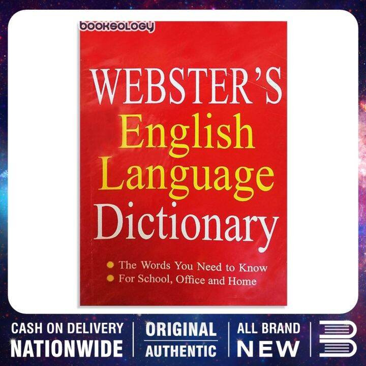 ORIGINAL - WEBSTER'S English Language Dictionary | Lazada PH