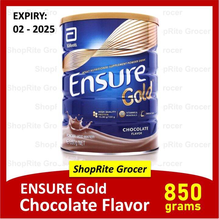Ensure Gold HMB Chocolate Flavor (850 g) Adult Nutritional Powdered ...