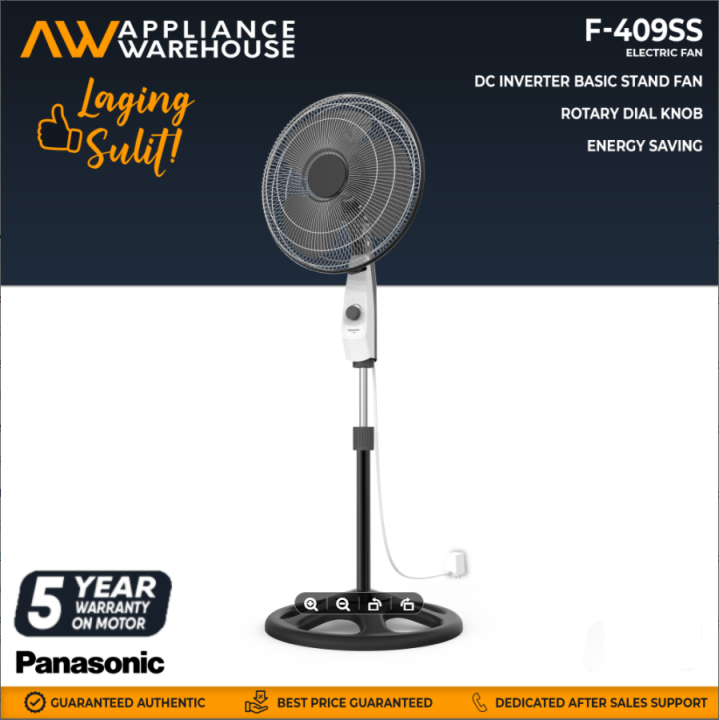 Panasonic F-409SS DC Inverter Stand Electric Fan[Appliance Warehouse ...
