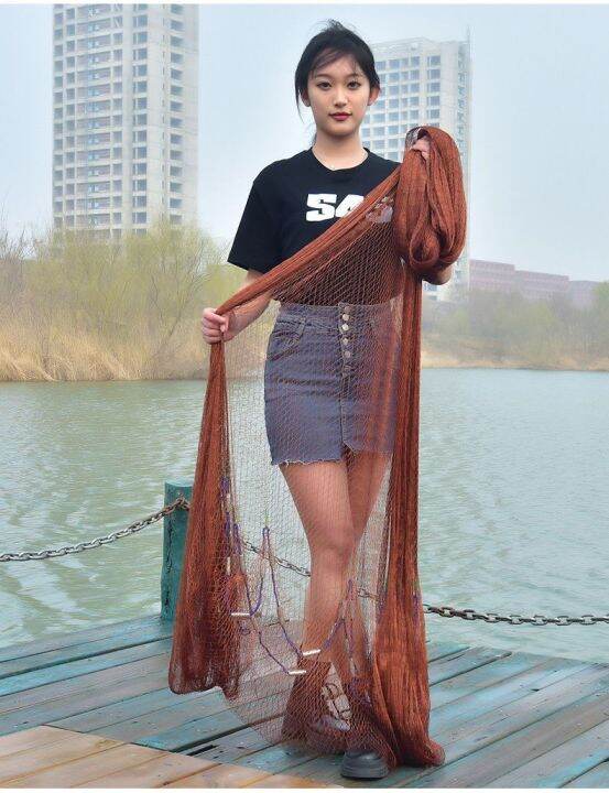 Jaring cor, jaring lempar tangan, jaring casting tangan, jaring ikan ...