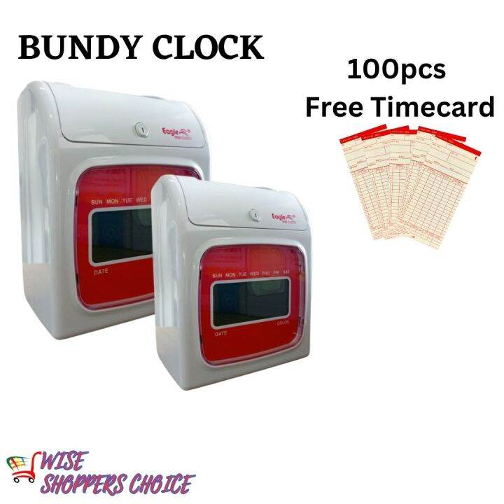 Bundy clock Heavy duty digital Bundy clock, DTR Card Punch Card Time ...