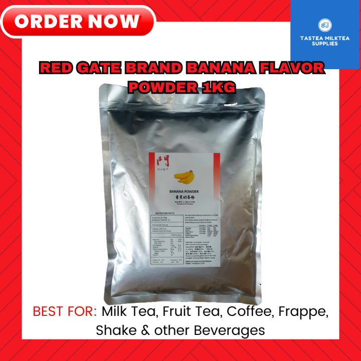 Banana Powder Red Gate Brand 1kg - TASTEA MILKTEA SUPPLIES | Lazada PH