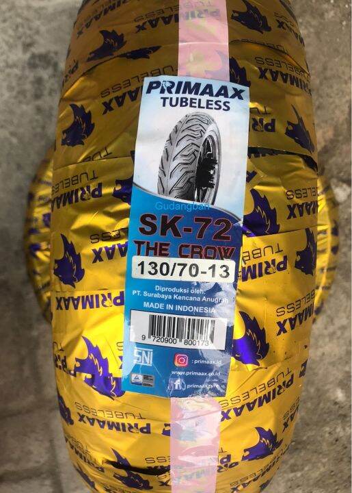 Primaax SK72 The Crow 130 70 13 SK 72 Ban luar Motor Nmax TER MURAH ...