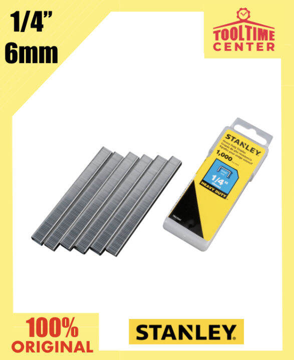 Stanley 1,000 pcs. Heavy Duty Staples 1/4" TRA704T 5/16" TRA705 and 3/8 ...